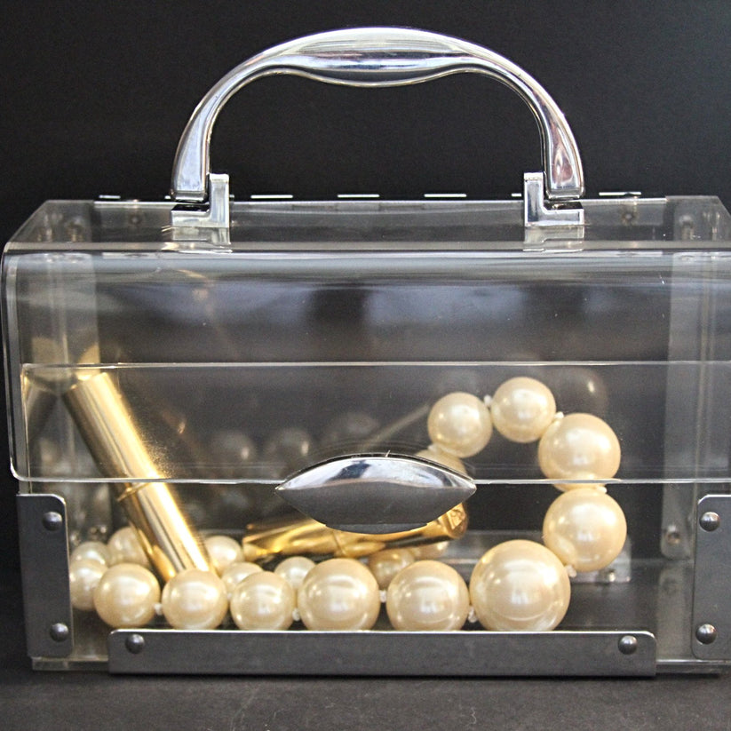 Vintage LUCITE 1950s BOX PURSE - Classic Style! – The Townhouse ...