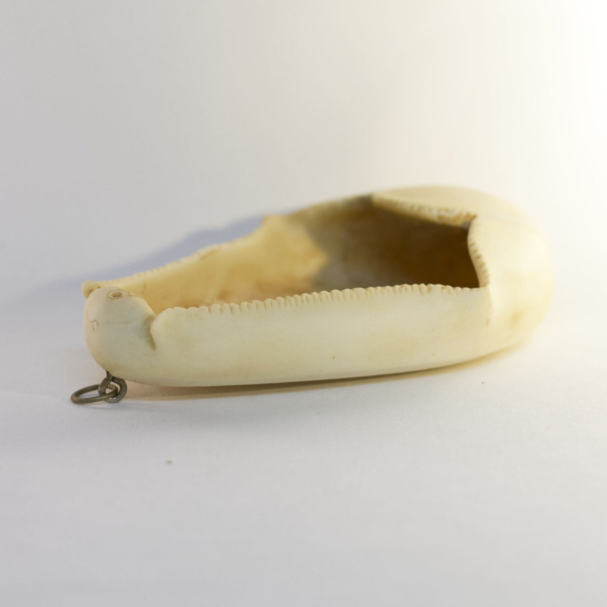 Resin Alabaster HOLY WATER FONT Raised Relief Childlike Angels in Pod ...